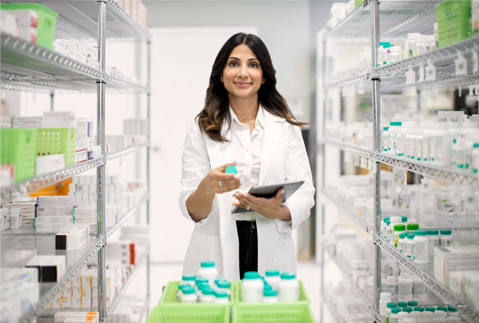 Vraies personnes dans une pharmacie virtuelle : Rachel Patel